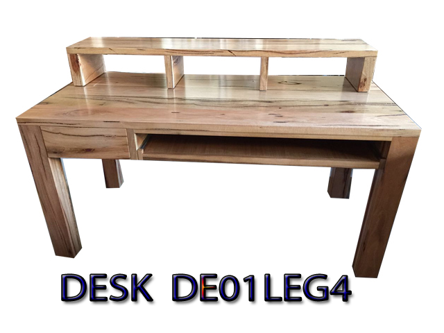 MARRI WOOD TIMBER DESK DE01LEG4 - Goldenwood Furniture